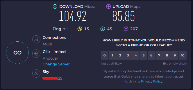 broadband speeds not as promised | Sky Community
