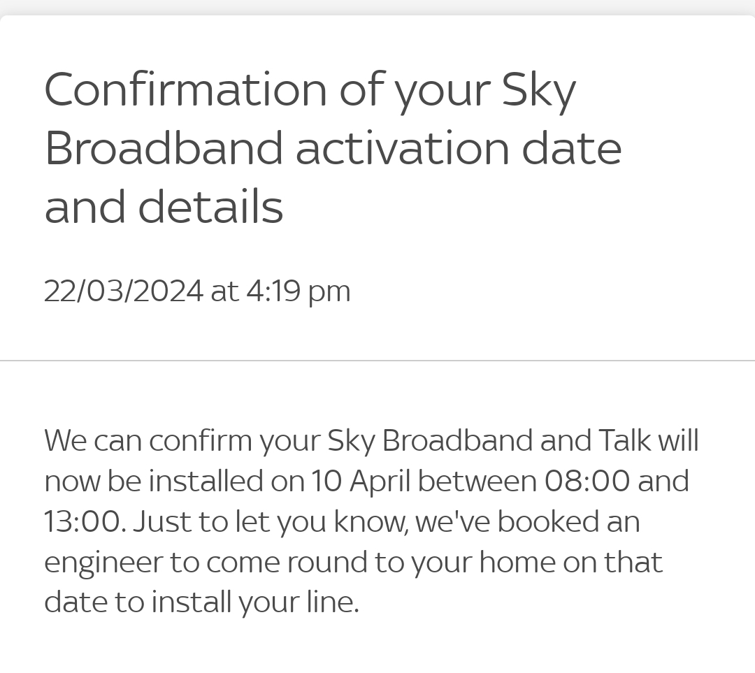 Am I entitled to compensation for no service? | Sky Community
