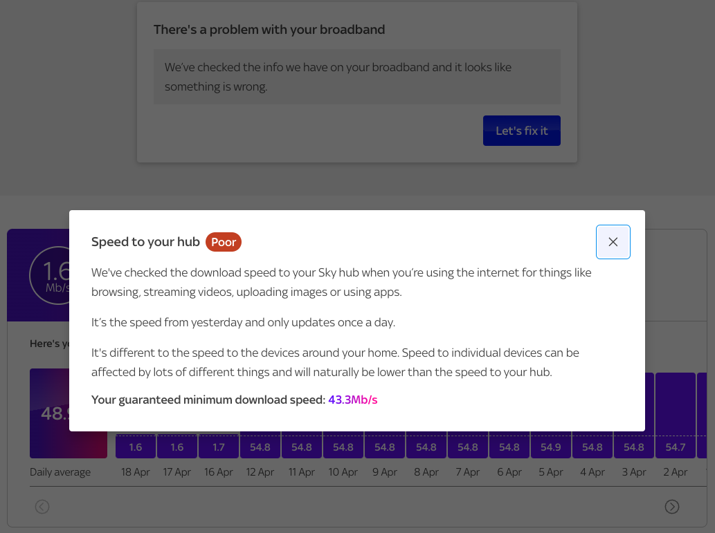 Slow Broadband Speeds on all devices | Sky Community