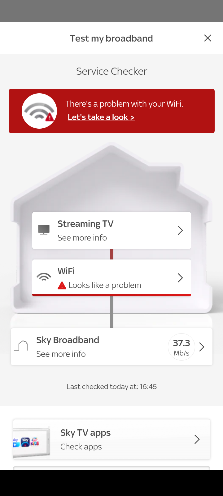 Amber lights on router | Sky Community