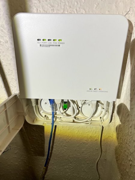 Answered: red alarm light on ont | Sky Community