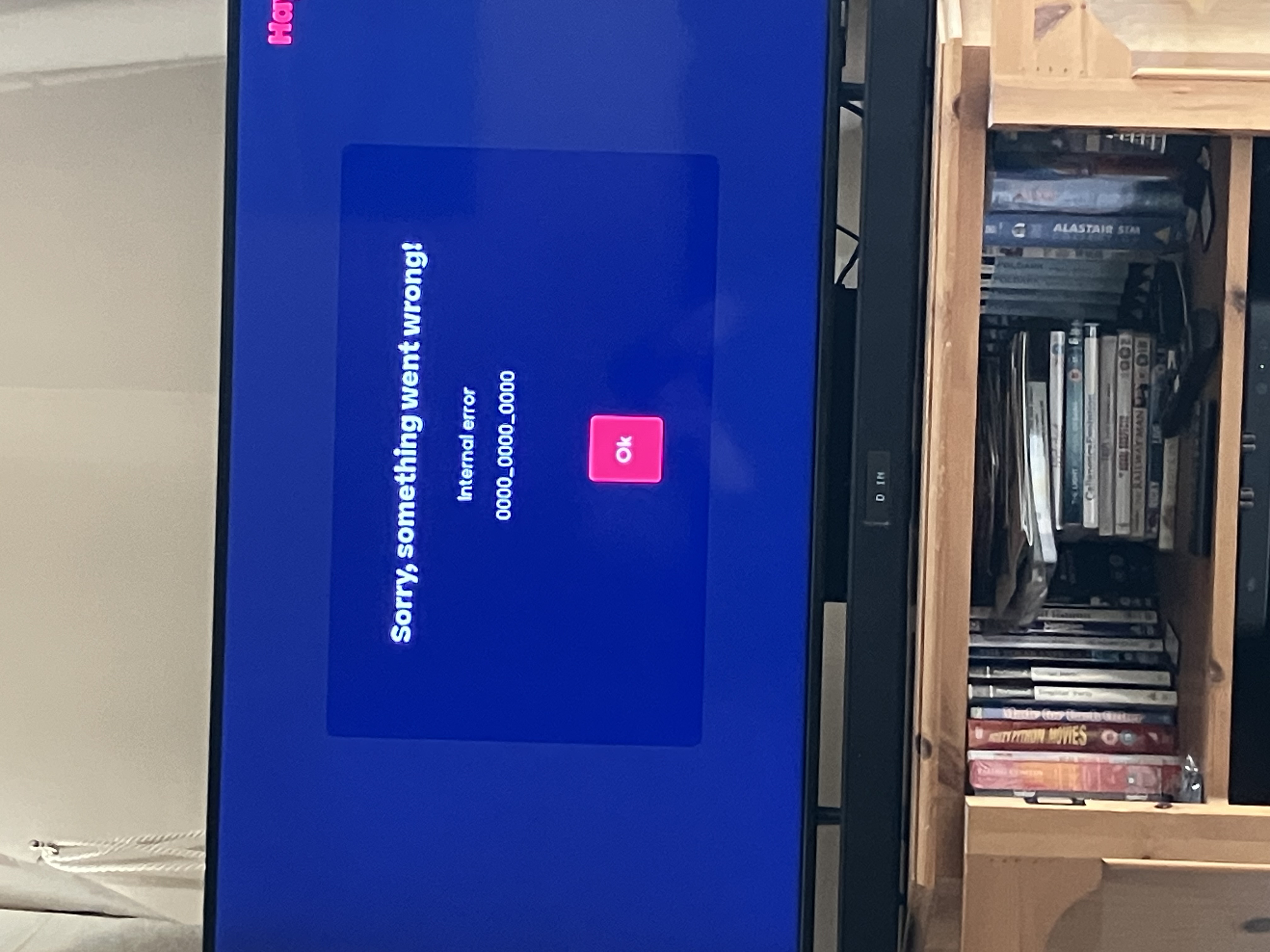 Hayu showing Internal error | Sky Community