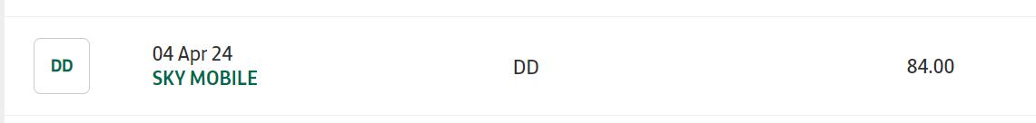 Bill payment | Sky Community